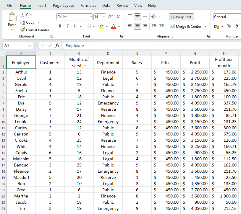 How to Use TAKE in Excel to Extract Data
