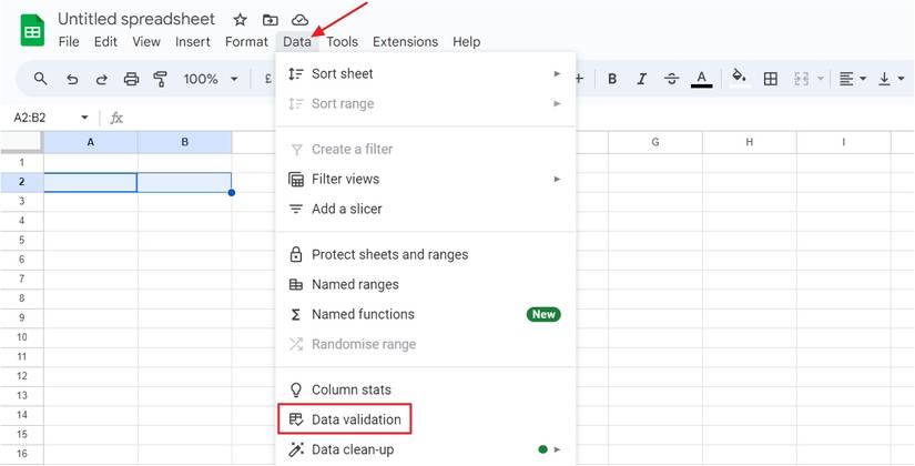 How to Insert a Date Picker in Google Sheets