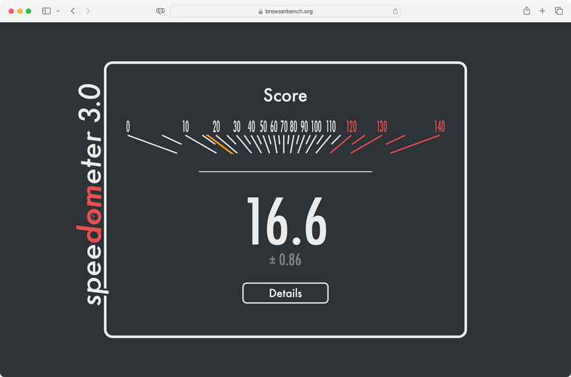 Speedometer 3.0 Can Test Your Browser’s Real-World Performance