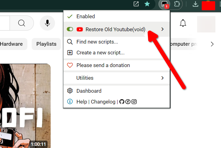 How to Restore the Original YouTube Layout
