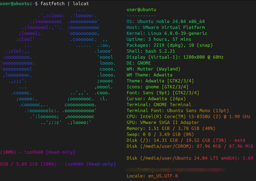 Make Your Linux Terminal Text Full of Rainbows With This One Command
