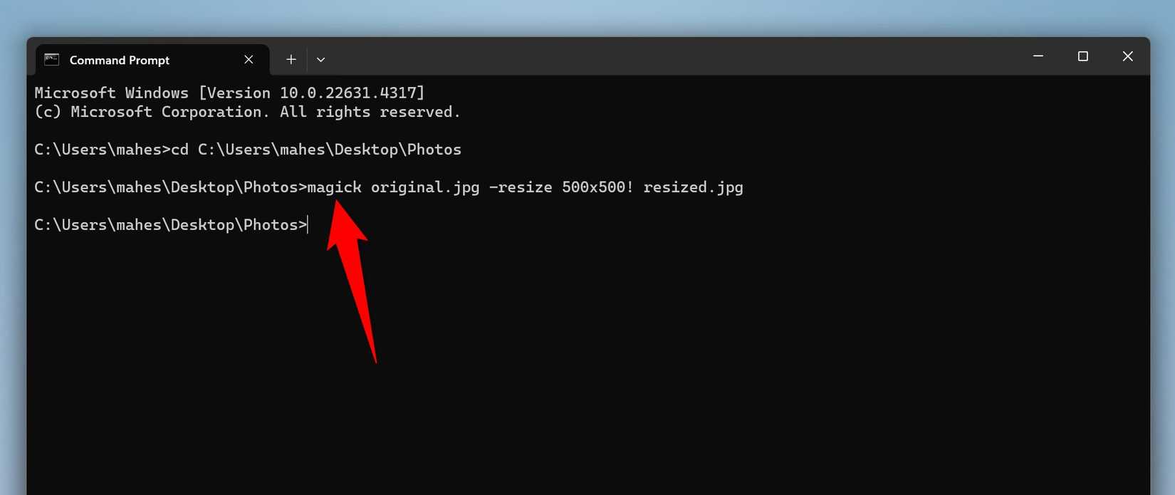 How to Resize an Image on Windows 11