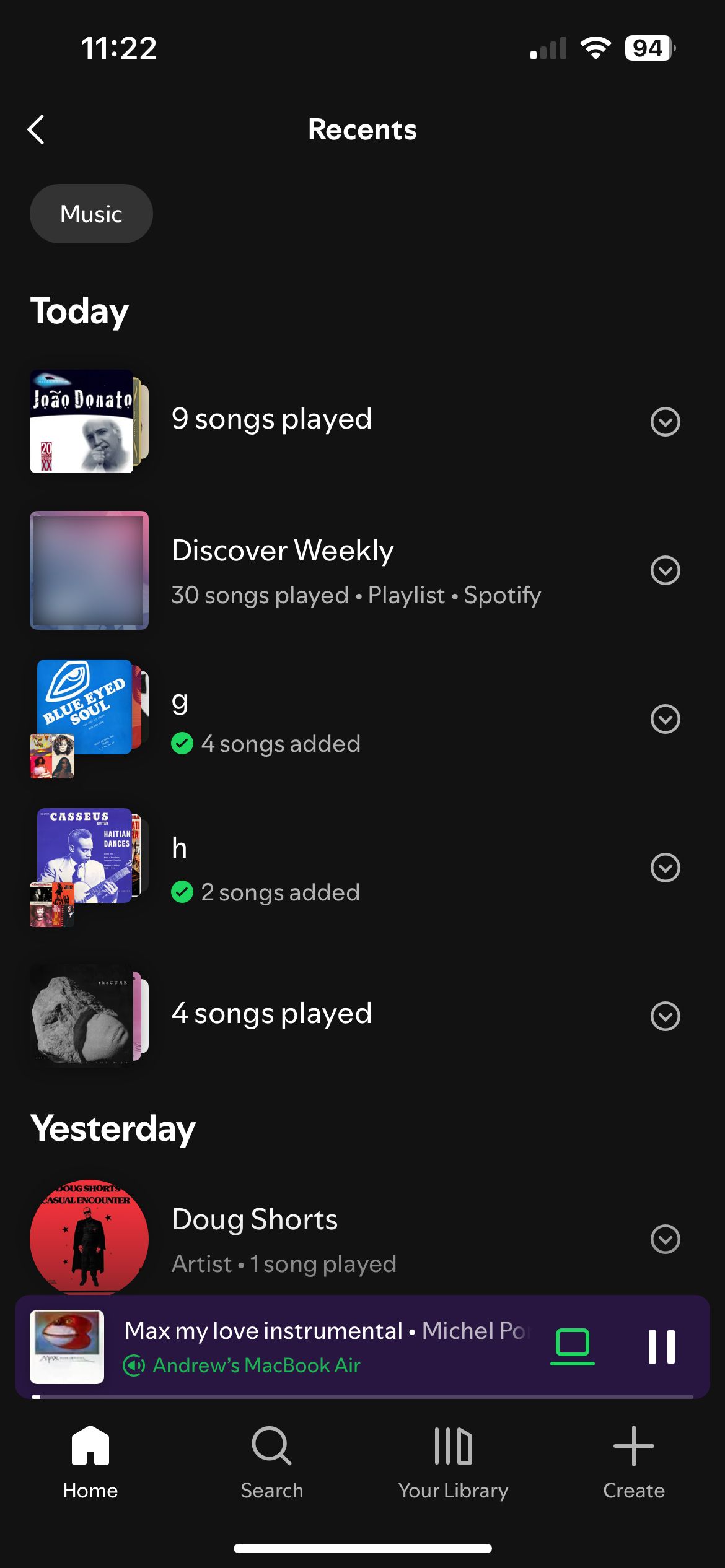 Spotify Now Saves Your Listening History for Three Months