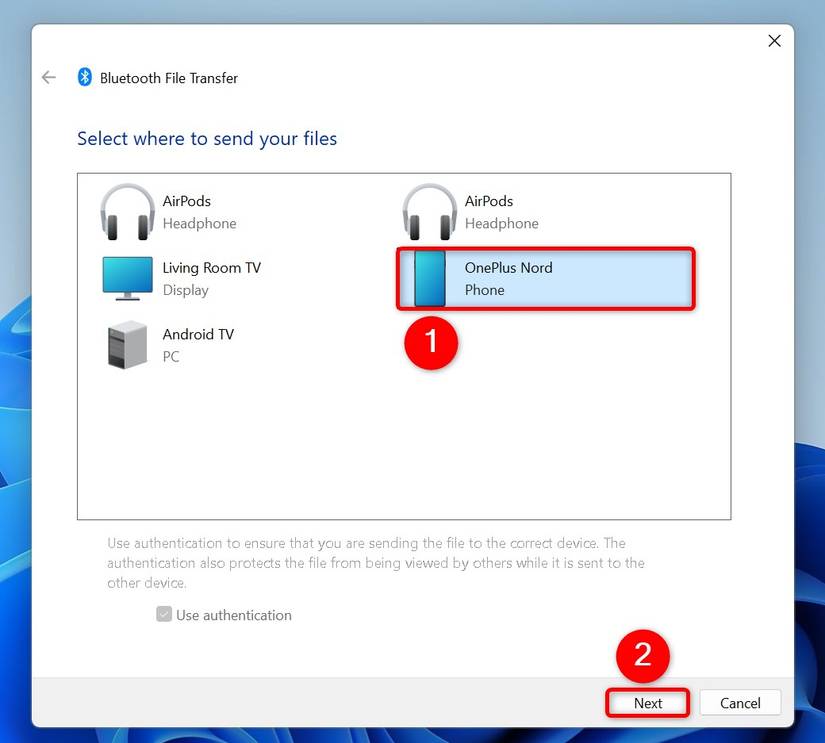 How to Share Files Over Bluetooth on Windows 11