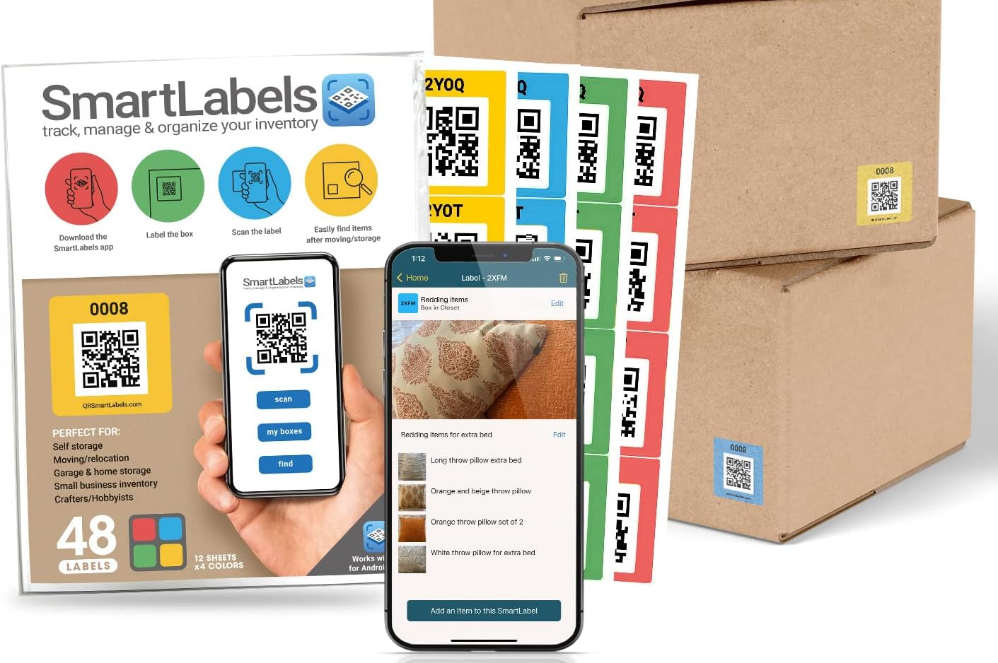 How I Used QR Codes and Google Sheets to Organize My Home