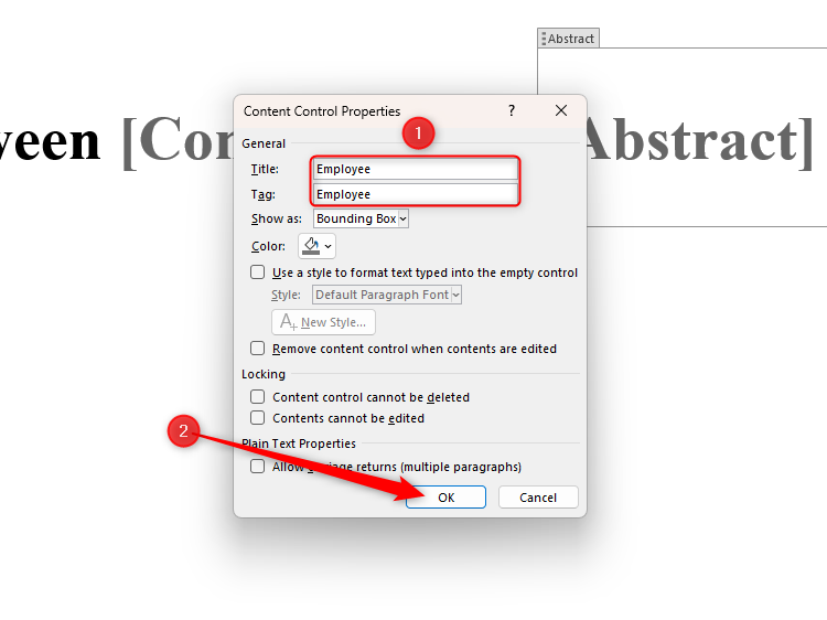 How To Repeat And Automatically Update Text Fields In Microsoft Word