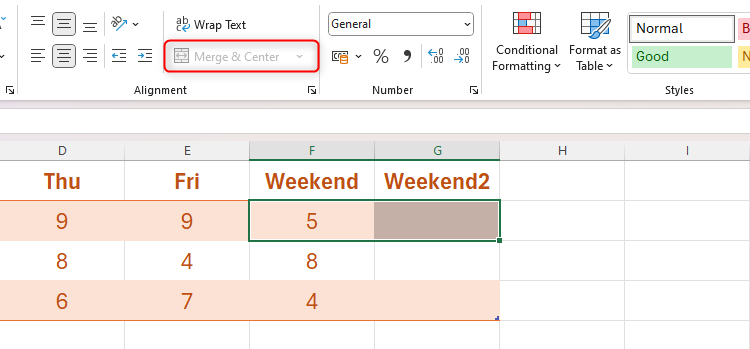 Don’t Merge and Center in Excel: Center Across Selection Instead