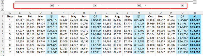 Don’t Hide and Unhide Columns in Excel—Use Groups Instead