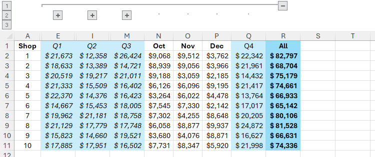 Don’t Hide and Unhide Columns in Excel—Use Groups Instead