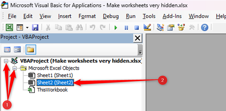How to Completely Hide an Excel Worksheet