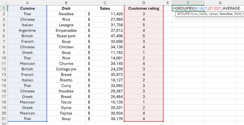 How To Use The Groupby Function In Excel