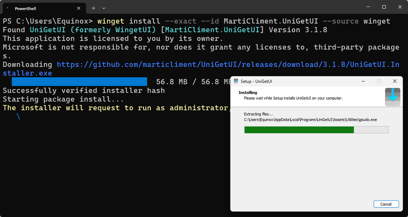 How to Add a User Interface to Windows' Winget Utility
