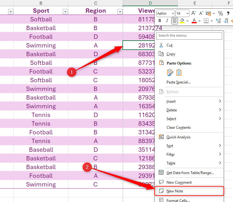 Comments vs. Notes in Microsoft Excel: What's the Difference?