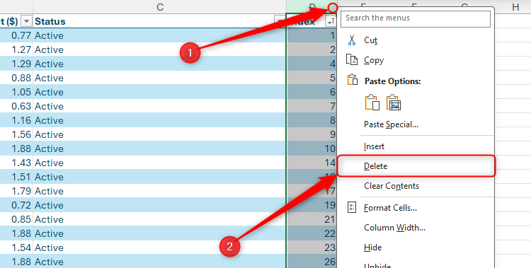 How To Delete Rows From A Filtered Range Without Crashing Excel