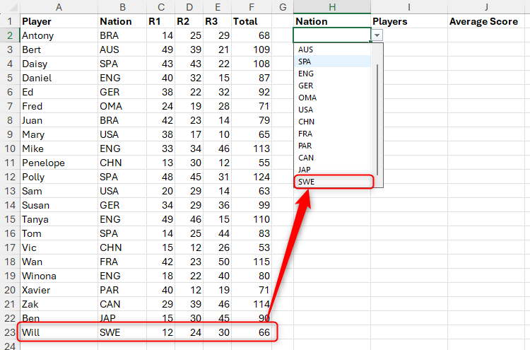 How to Create a Drop-Down List from a Column of Data in Excel