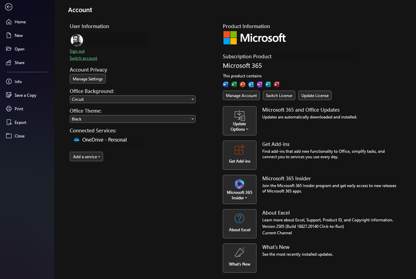 How To Switch To Dark Mode In Microsoft Excel
