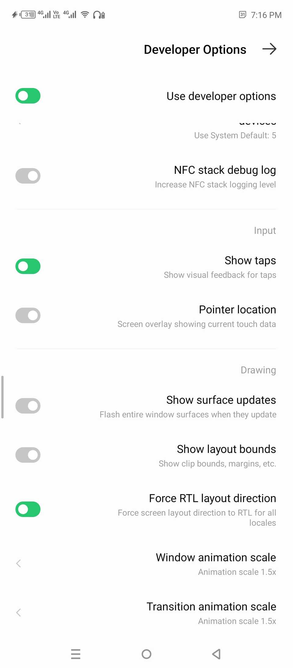 Every Android Developer Option Explained