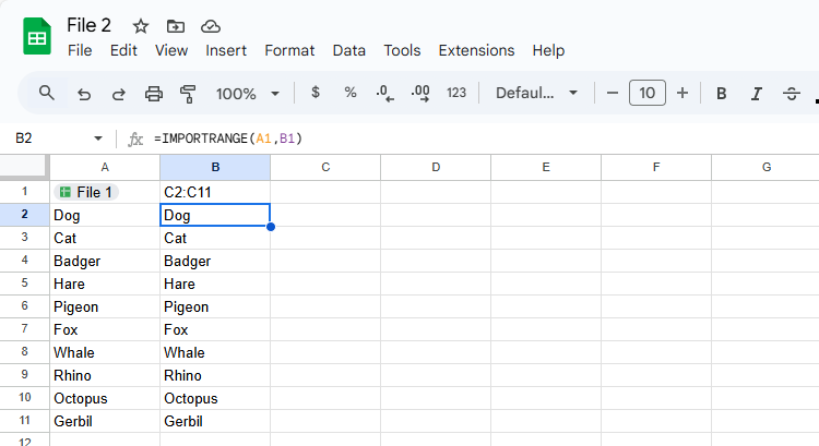 How to Use the IMPORTRANGE Function to Import Data From One Google Sheets File Into Another