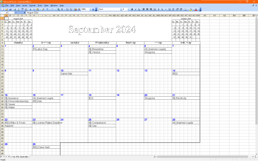 I Build All My Calendars in Excel—Here's How You Can Too