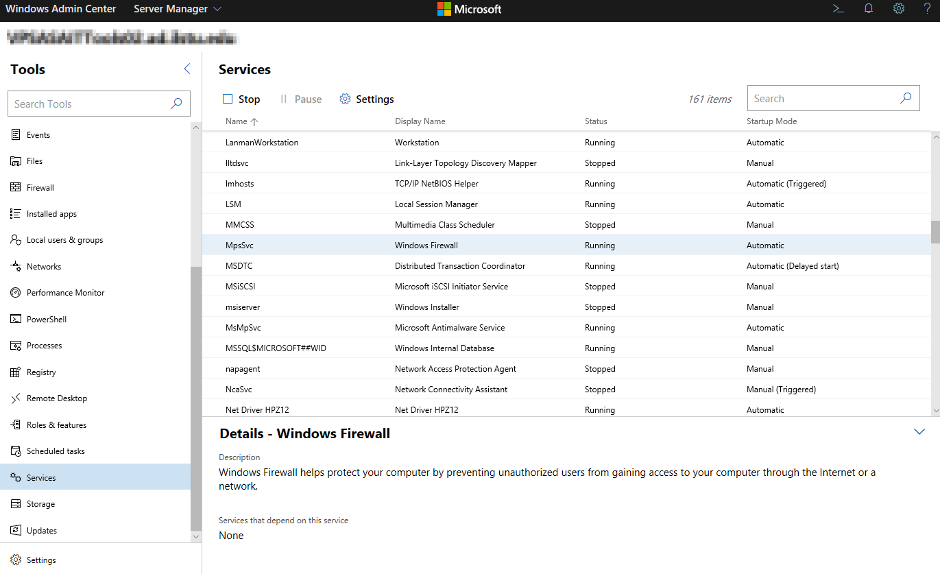 Getting Started with the Windows Admin Center