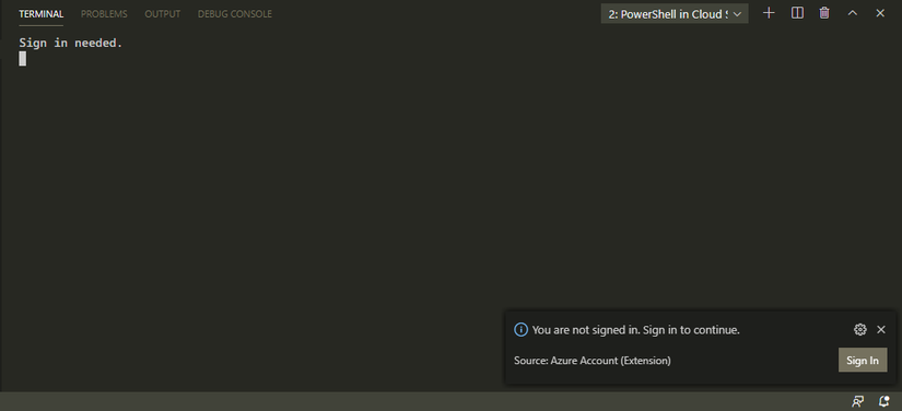 How To Access Azure Cloud Shell From Visual Studio Code