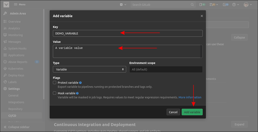 How to Set Variables In Your GitLab CI Pipelines