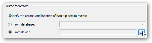 Restoring a SQL Database Backup Using SQL Server Management Studio
